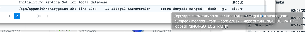 Appsmith on Synology & docker keeps on restarting - Appsmith Support ... Appsmith on Synology & docker keeps on restarting - Appsmith Support ...