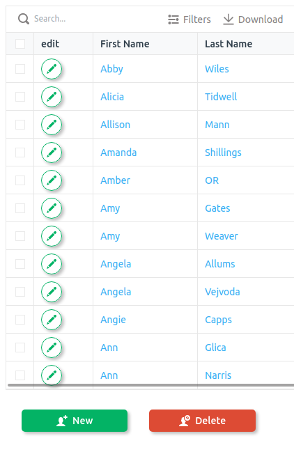 Multi row table with button column - How do I do X? - Appsmith Multi row table with button column - How do I do X? - Appsmith